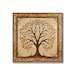Tree of Life Design Ceramic Tile - Neutral Kitchen Backsplash - Tree ...