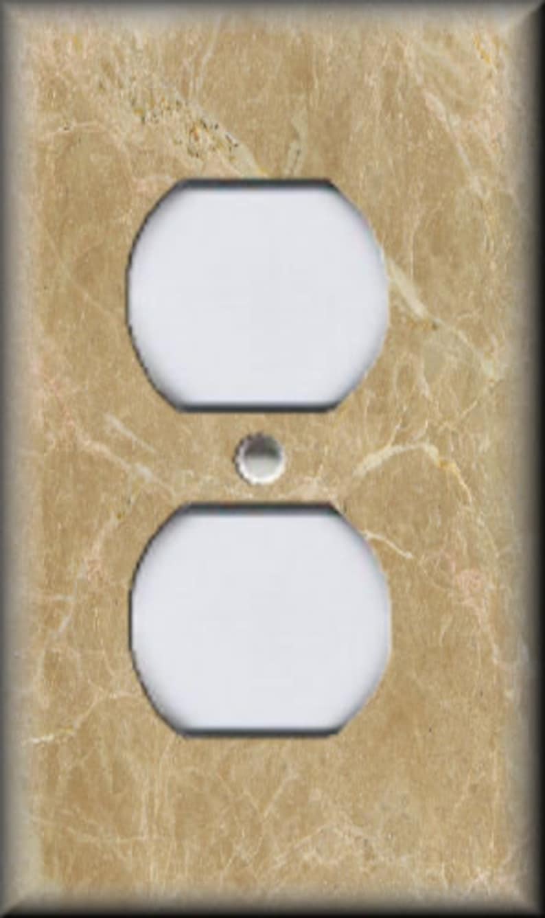 Stone Image Design Stone Design Decor - Metal Switch Plate Cover - Faux ...