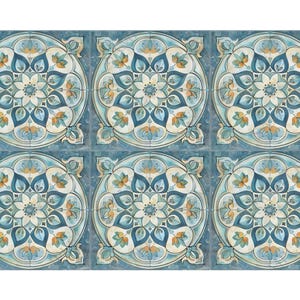 Blue Ceramic Tile Backsplash Tile Decorative Blue Tile - Blue Kitchen ...