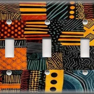 African Art Switch Plate Covers and Outlet Covers - Unique Switch Plate ...