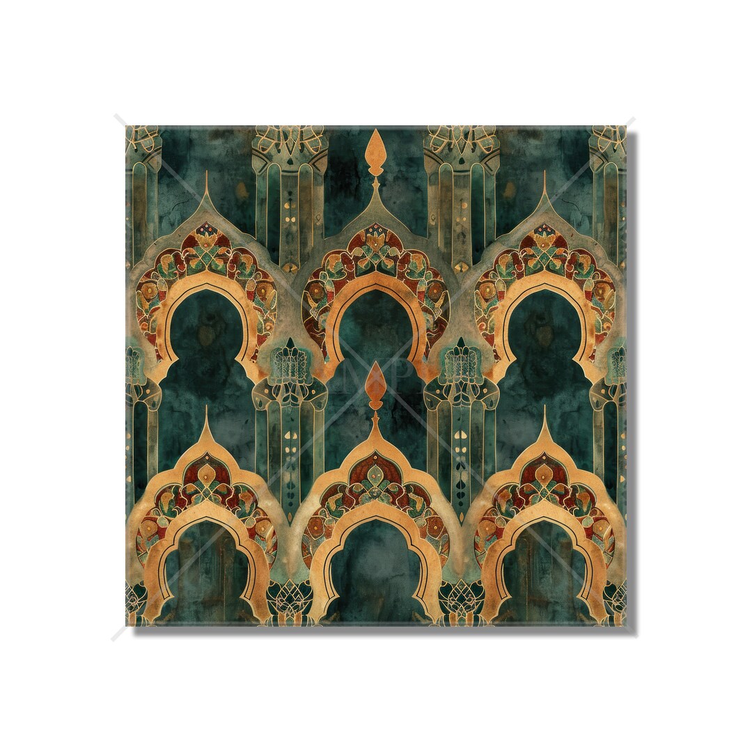 Green Copper Moroccan Ceramic Tile - Kitchen Backsplash Tile - Bathroom ...
