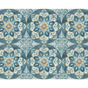Blue Ceramic Tile Backsplash Tile Decorative Blue Tile - Blue Kitchen ...