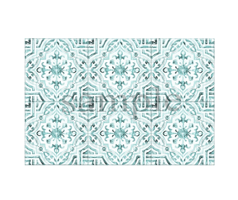 Turquoise Blue Ceramic Tile Bathroom Tile Decorative - Etsy