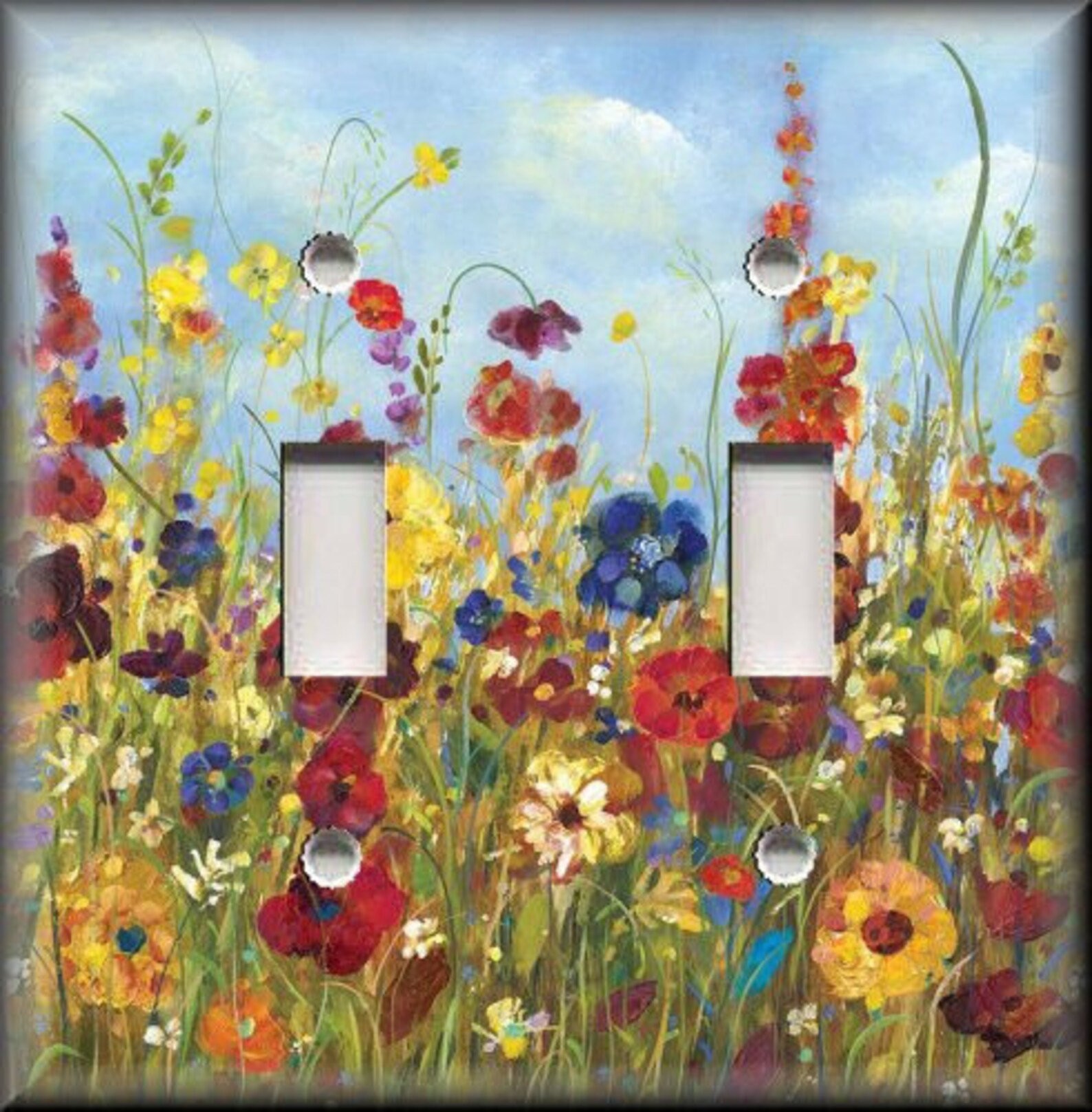 Wildflowers in Bloom Floral Decor Wildflower Art Decor Metal - Etsy