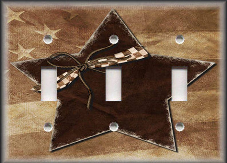 Brown Country Star Primitive Decor Farmhouse Decor Brown Star - Etsy