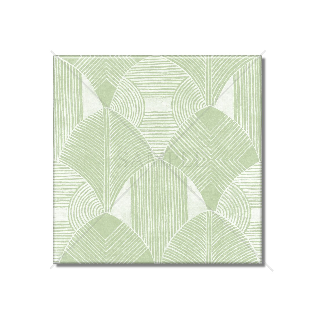 Light Green Ceramic Tile Vintage Art Deco Design Kitchen Backsplash ...