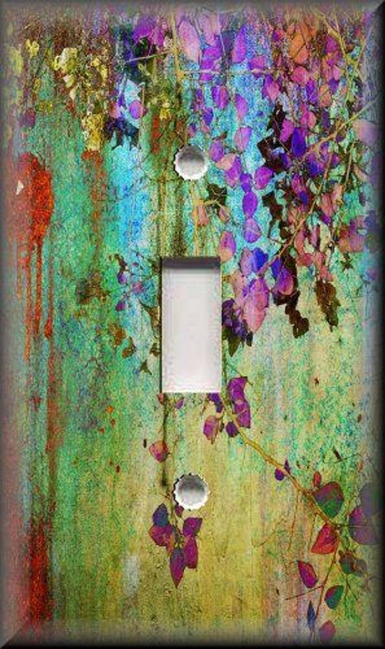 Abstract Art Home Decor Modern Home Decor Flora Metal Etsy