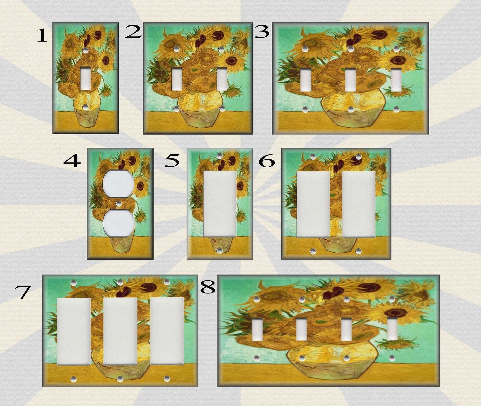 Van Gogh Art Decor Van Gogh Art Sunflowers Art Home Decor - Etsy