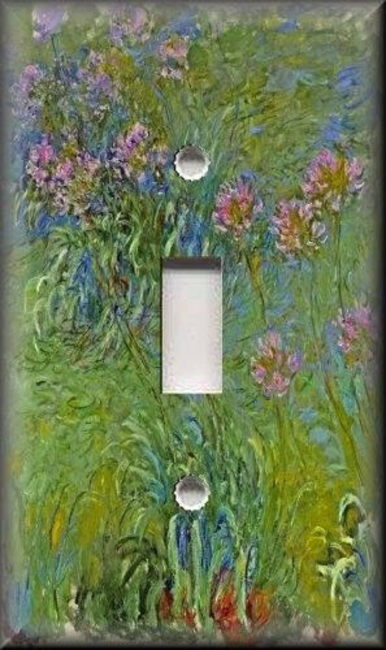 Monet Art Flowers Monet Decor Floral Monet Art Decor Metal - Etsy