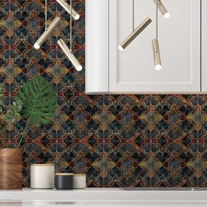 Moody Moroccan Ceramic Tile - Kitchen Backsplash Tile - Bathroom Tile ...