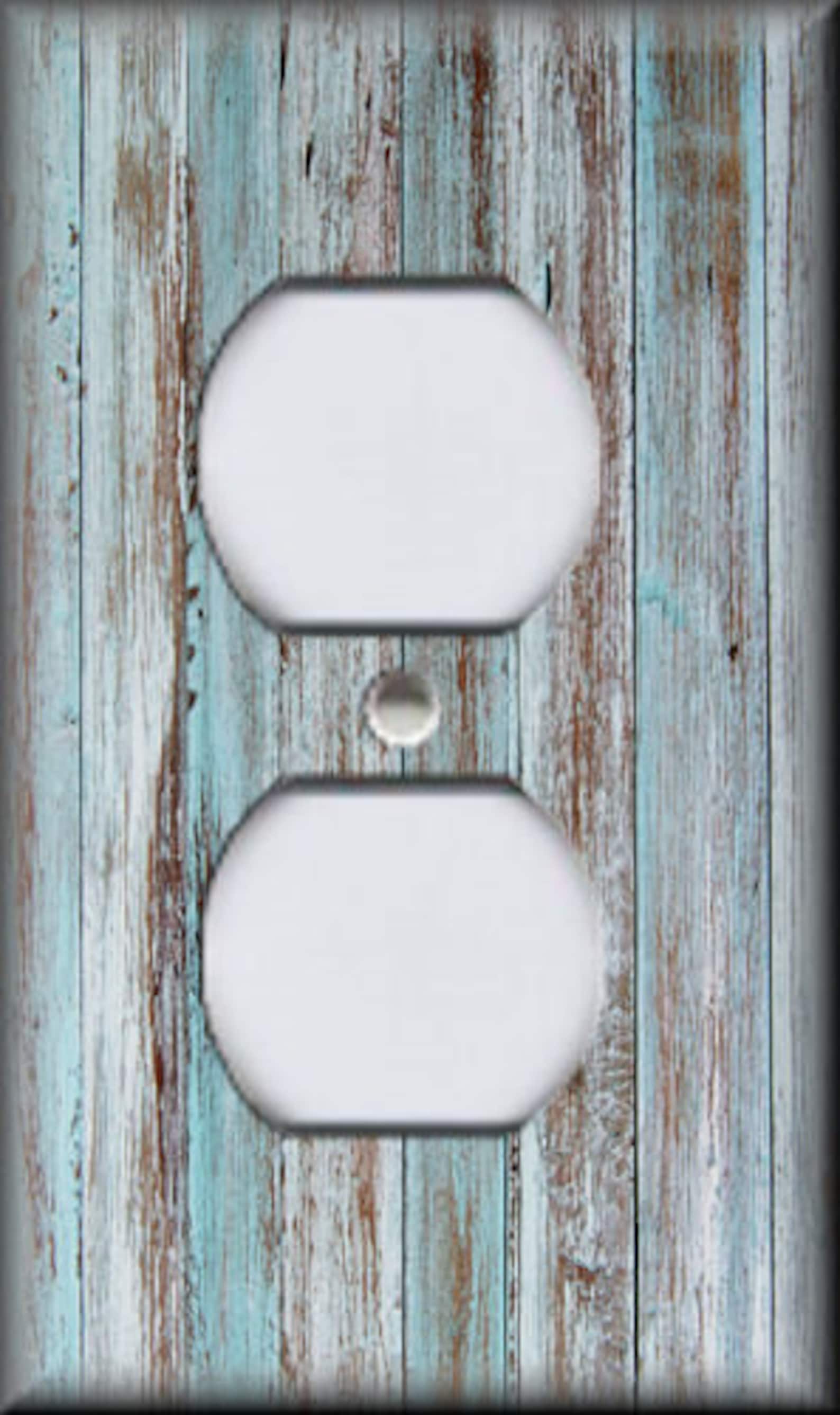 Beach Switch Plates Outlet Covers Beach Aged Wood Design - Etsy