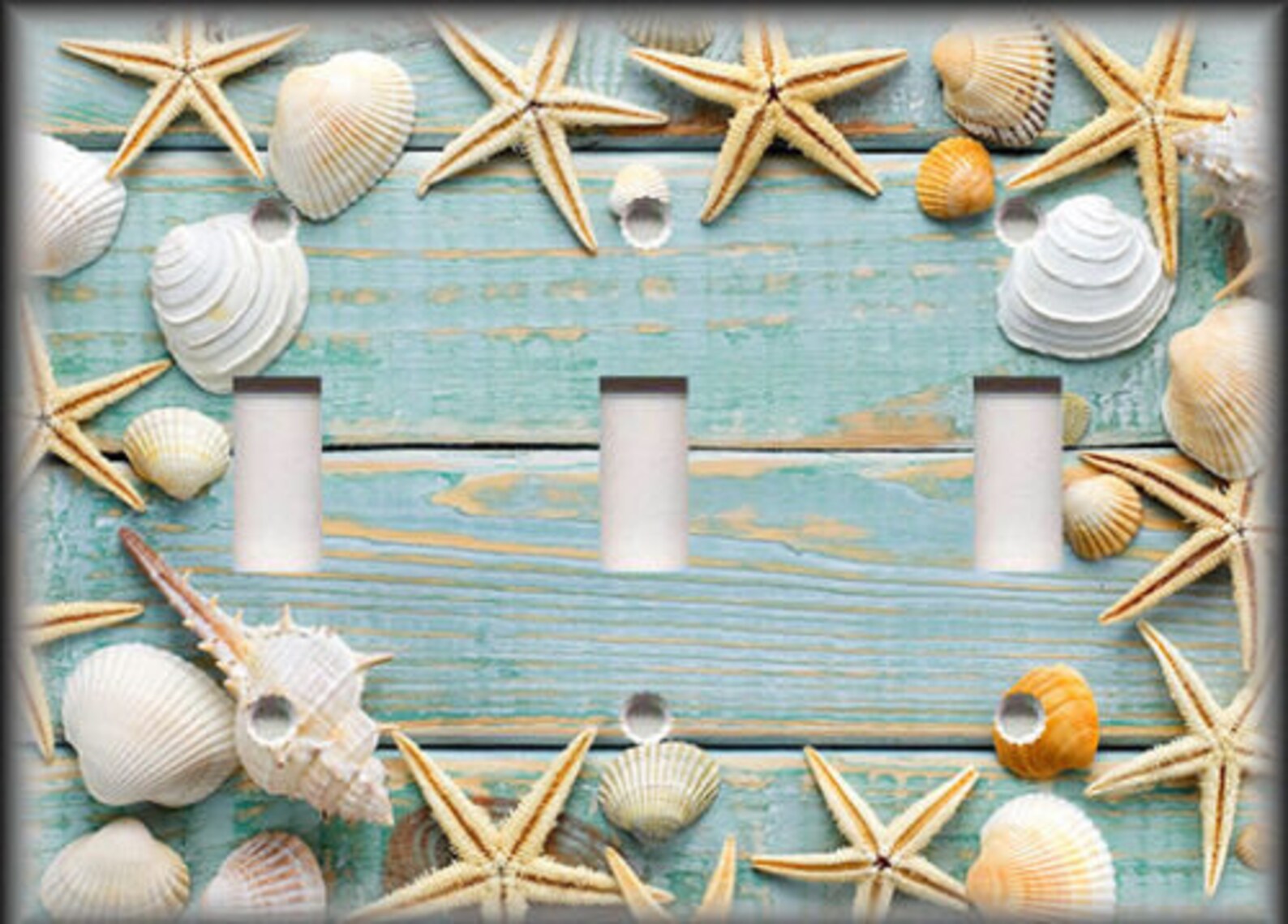 Beach Shells Light Switch Plate Covers Metal Light Switch - Etsy
