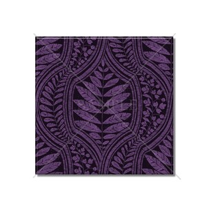 Purple Botanical Leaf Pattern Ceramic Tile - Leaf Design Ceramic ...