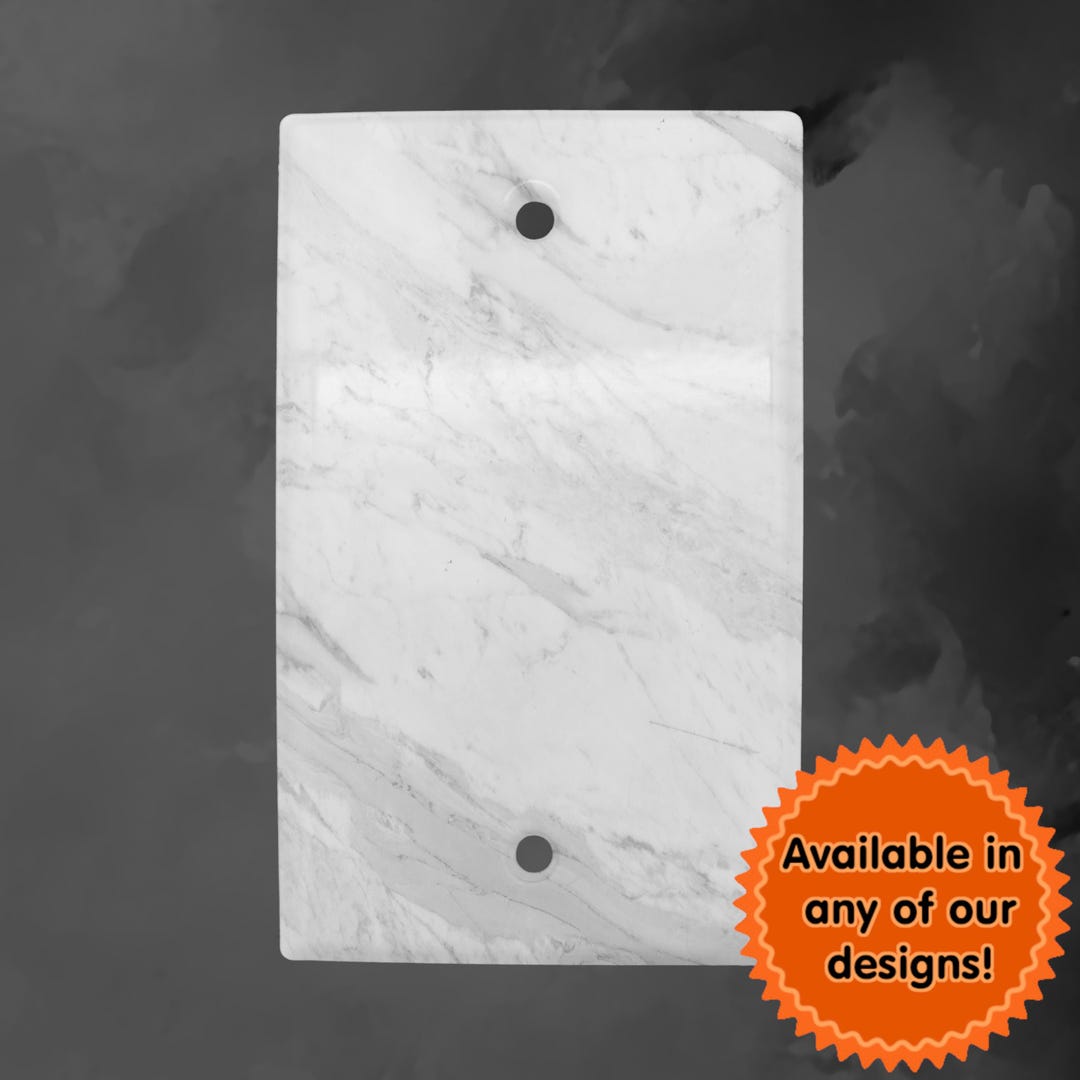 Over 7000 Designs Single Solid Metal Switch Plate Cover - You Choose ...