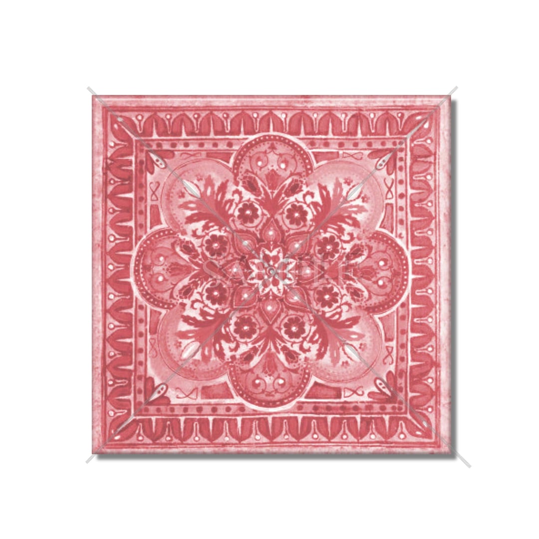 Pink Decorative Ceramic Tile - Pink Kitchen Backsplash Tile - Pink ...