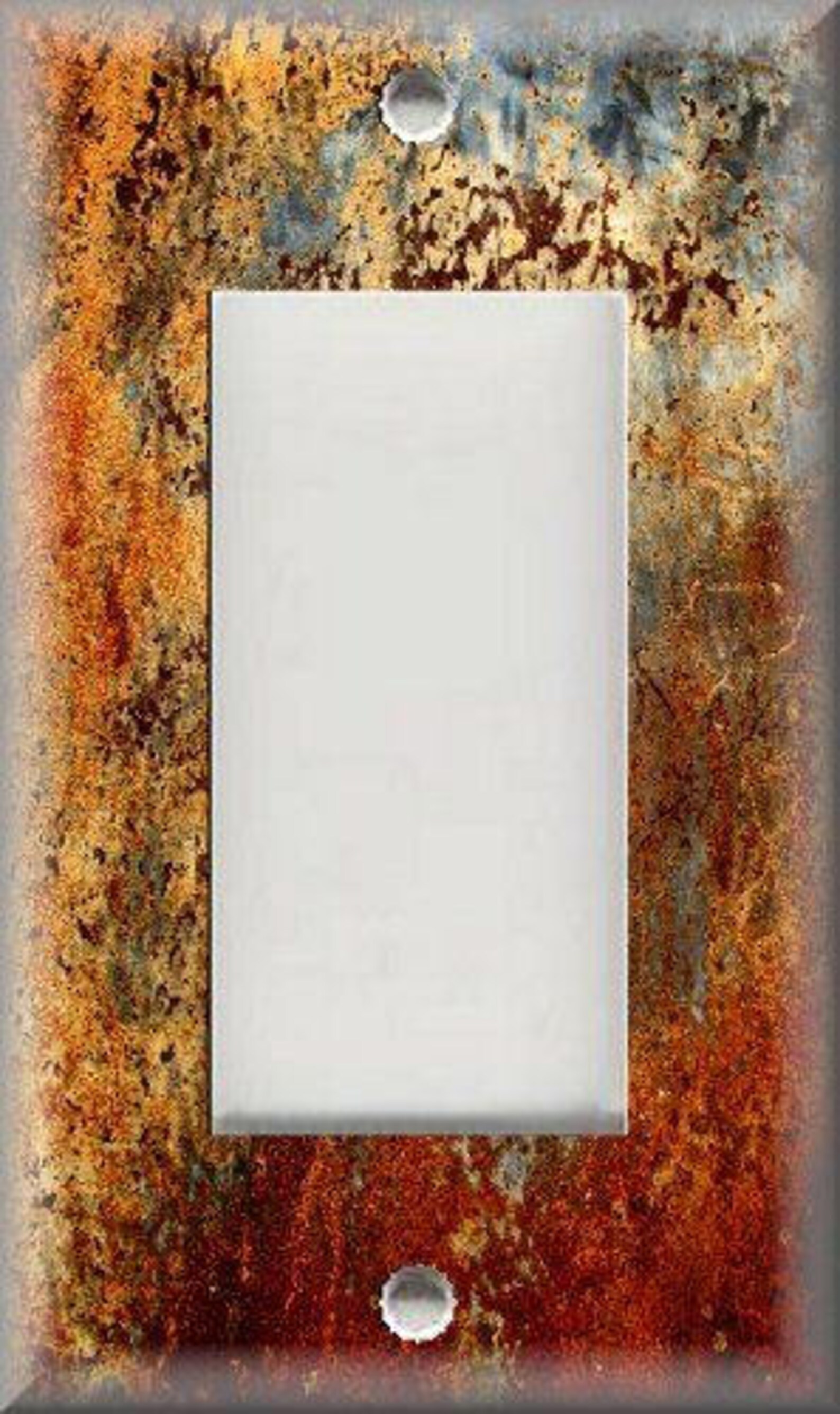 Metal Light Switch Covers Image of Aged Copper Patina - Etsy