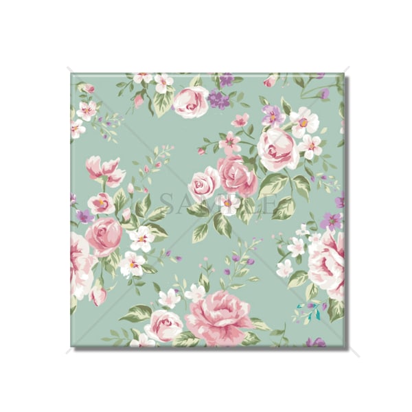 Rose Tiles - Etsy