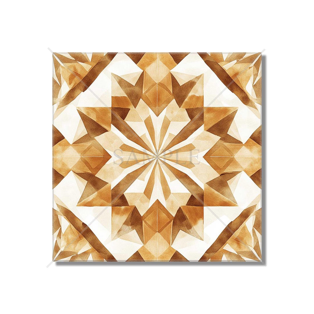 Neutral Warm Beige Tan Ceramic Tile Patterned Kitchen Backsplash Tile ...