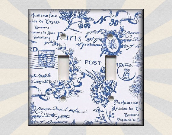 Paris French Toile Home Decor Blue Toile Decor French Decor - Etsy
