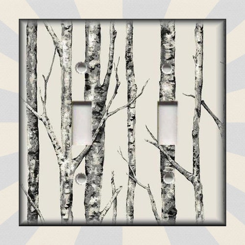 Birch Tree Trees Country Rustic Light Switch Cover Plate or | Etsy