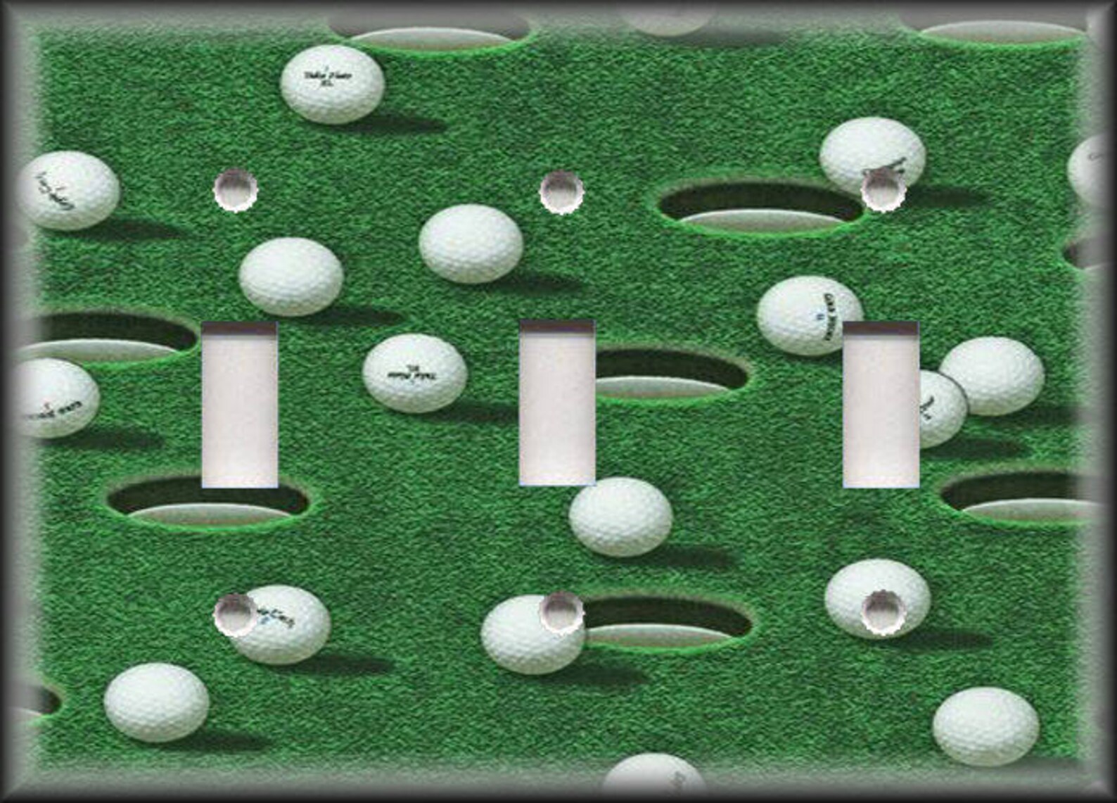 Metal Light Switch Plate Cover - Golf Home Decor Sports Decor Golfing ...