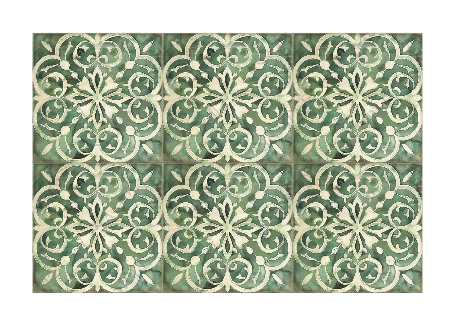 Sage Green Ceramic Tile Green Kitchen Backsplash Decorative Accent Tile ...