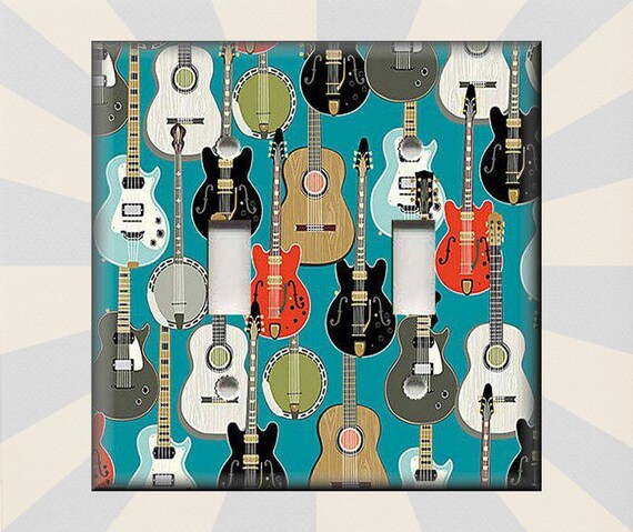 Guitars Decor Music Room Home Decor Guitar Music Home Decor - Etsy