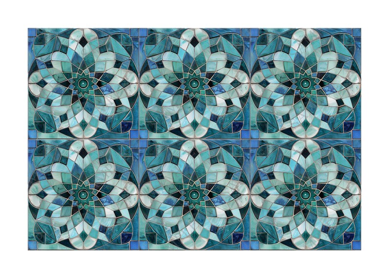Blue Turquoise Ceramic Tile Modern Design Kitchen Blue Backsplash Tile ...
