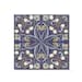Art Nouveau Vintage Ceramic Tile Purple Tan Decorative Art Nouveau ...