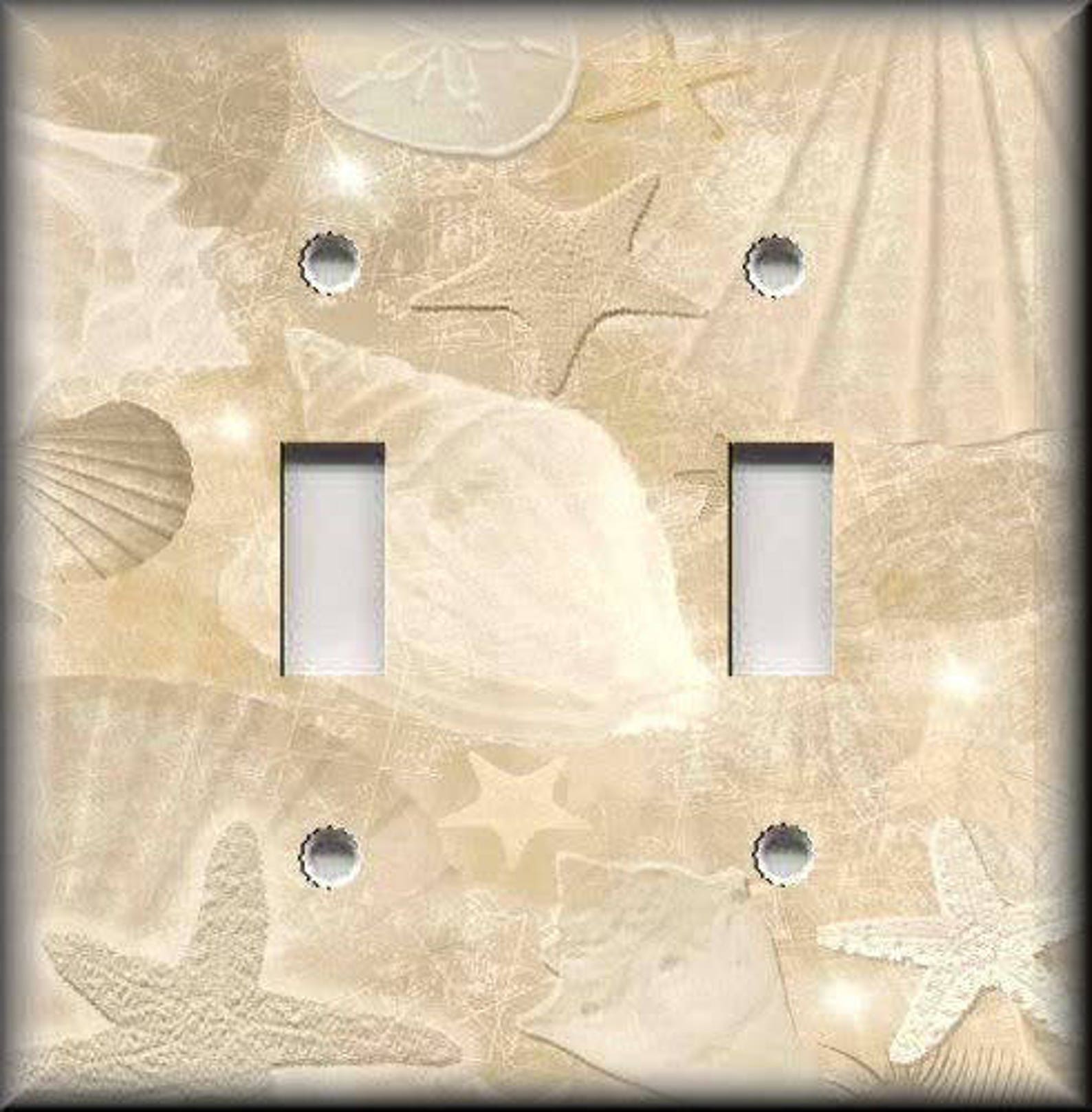 Beach Switch Plates Outlet Covers Tranquil Beach Shells - Etsy
