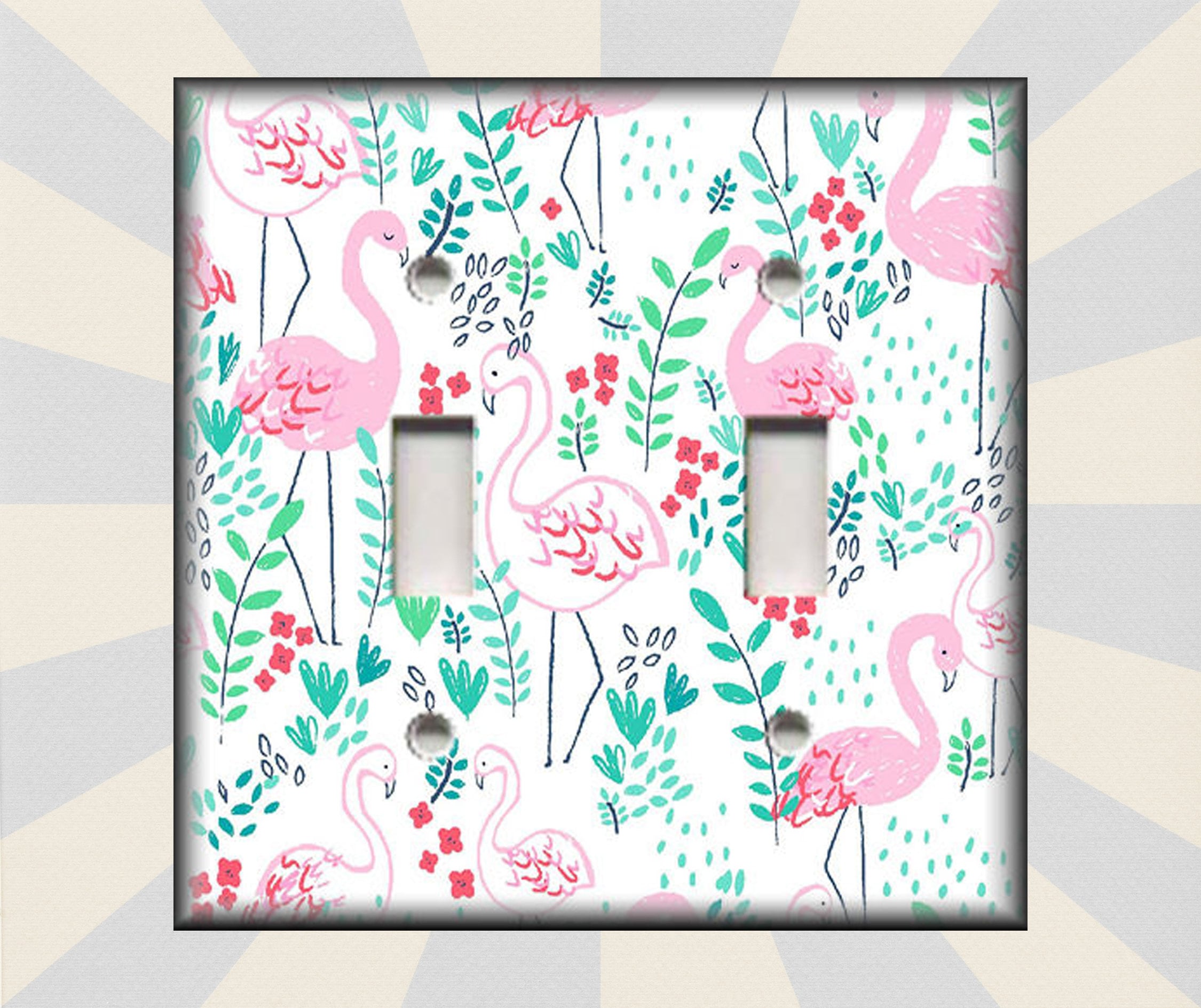 Tropical Switch Plate Triple Toggle - Etsy