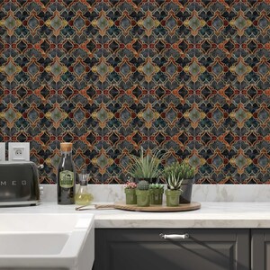 Moody Moroccan Ceramic Tile - Kitchen Backsplash Tile - Bathroom Tile ...
