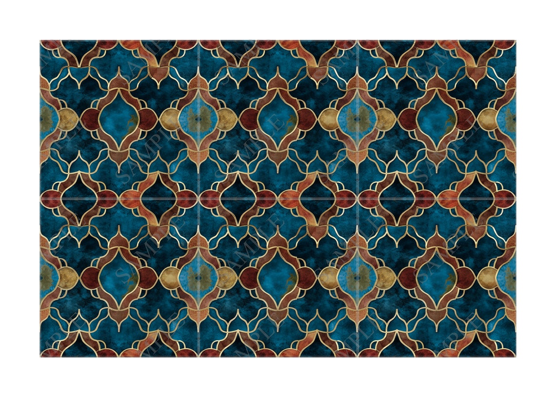 Moody Moroccan Ceramic Tile - Kitchen Backsplash Tile - Bathroom Tile ...