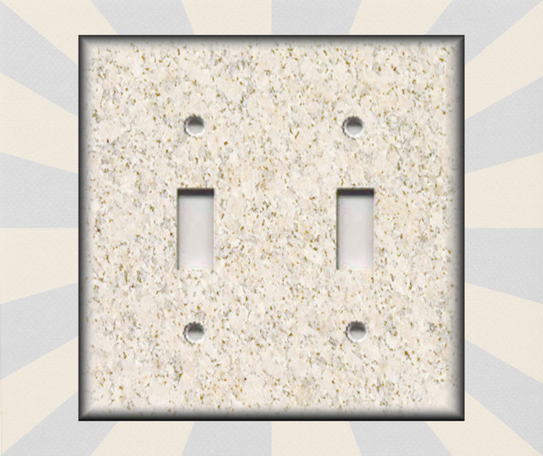 Granite Design Kitchen Decor- Metal Switch Plate Covers - Switch Plates ...