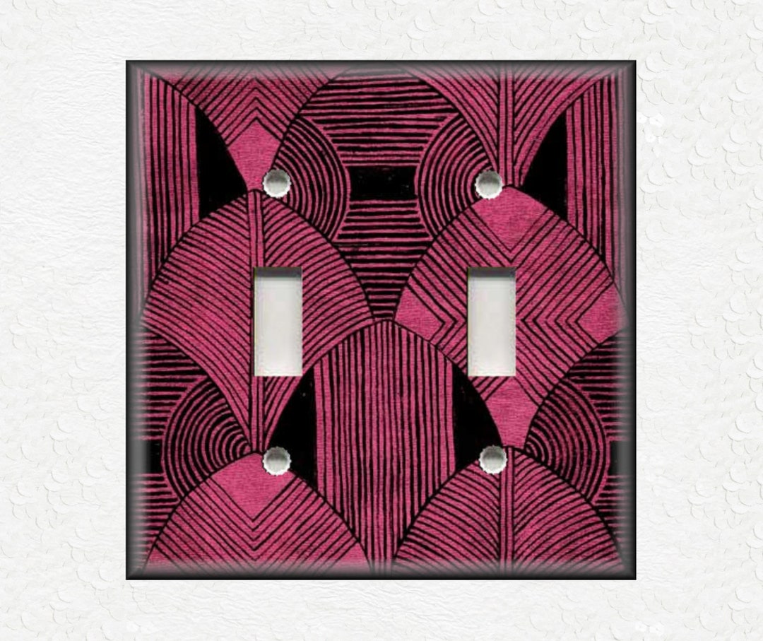 Art Deco Design Light Switch Plate Covers and Outlet Covers - Unique ...