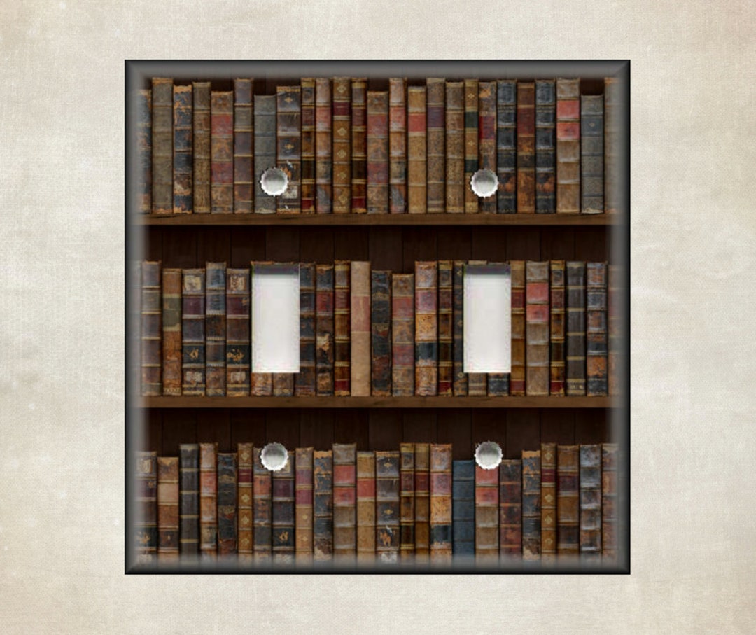 Vintage Books Decor Library Home Decor Books Home Decor - Metal Light ...