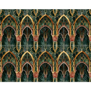 Green Copper Moroccan Ceramic Tile - Kitchen Backsplash Tile - Bathroom ...