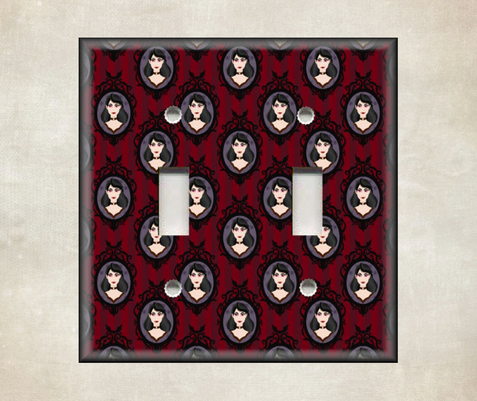 Metal Light Switch Cover Halloween Home Decor Spooky - Etsy