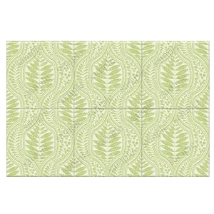 Green Botanical Leaf Pattern Ceramic Tile - Leaf Design Ceramic Kitchen ...