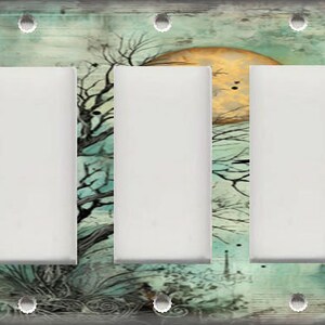 Moon and Stars Design Switch Plate Covers and Outlet Covers - Celestial ...