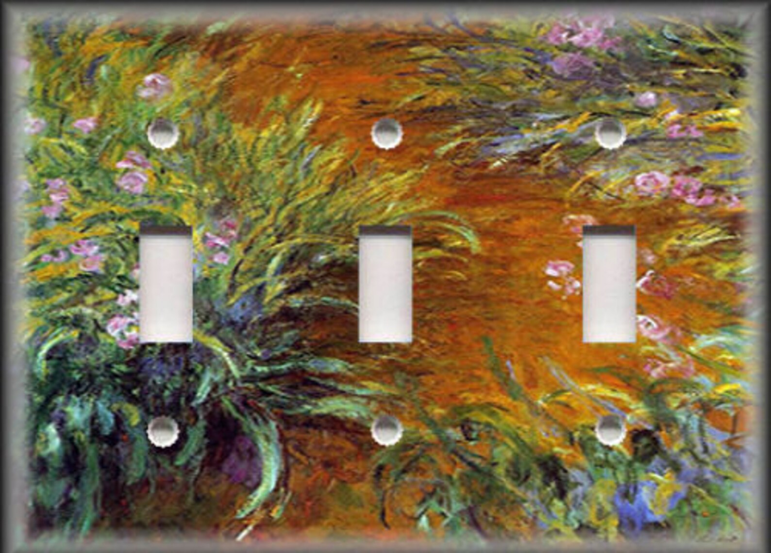 Monet Art Flower Garden Monet Art Home Decor Floral Monet Art - Etsy