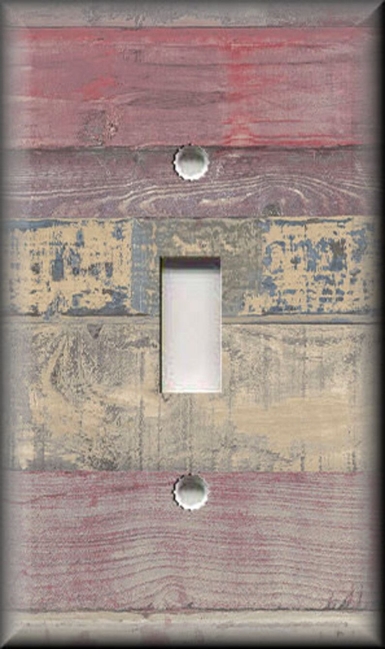 Metal Light Switch Cover Rustic Farmhouse Decor Aged | Etsy