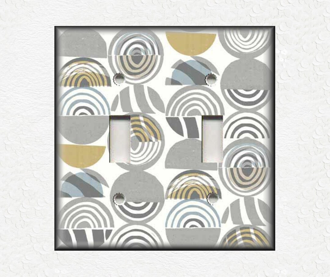 Contemporary Design Art Light Switch Plate Covers Decorative Matching ...