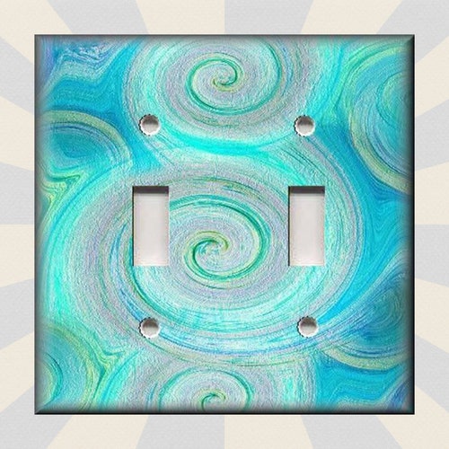 Metal Light Switch Plate Cover Blue Galaxy Decorative Light - Etsy