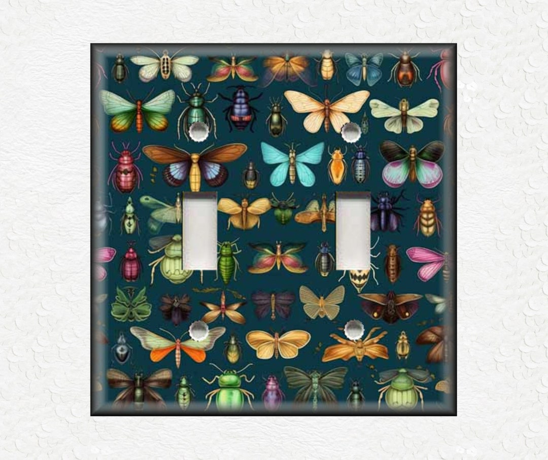 Butterflies and Beetle Light Switch Covers and Outlet Covers Insect ...