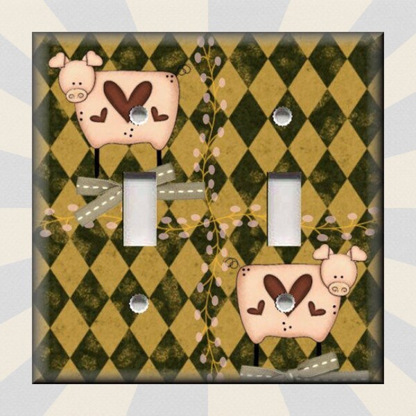 Primitive Country Switch Plates - Etsy