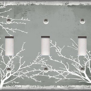 Tree Branch Design Farmhouse Decor - Metal Switch Plate Covers and ...