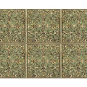 Sage Green Ceramic Tile - Green Kitchen Backsplash - Decorative Accent ...
