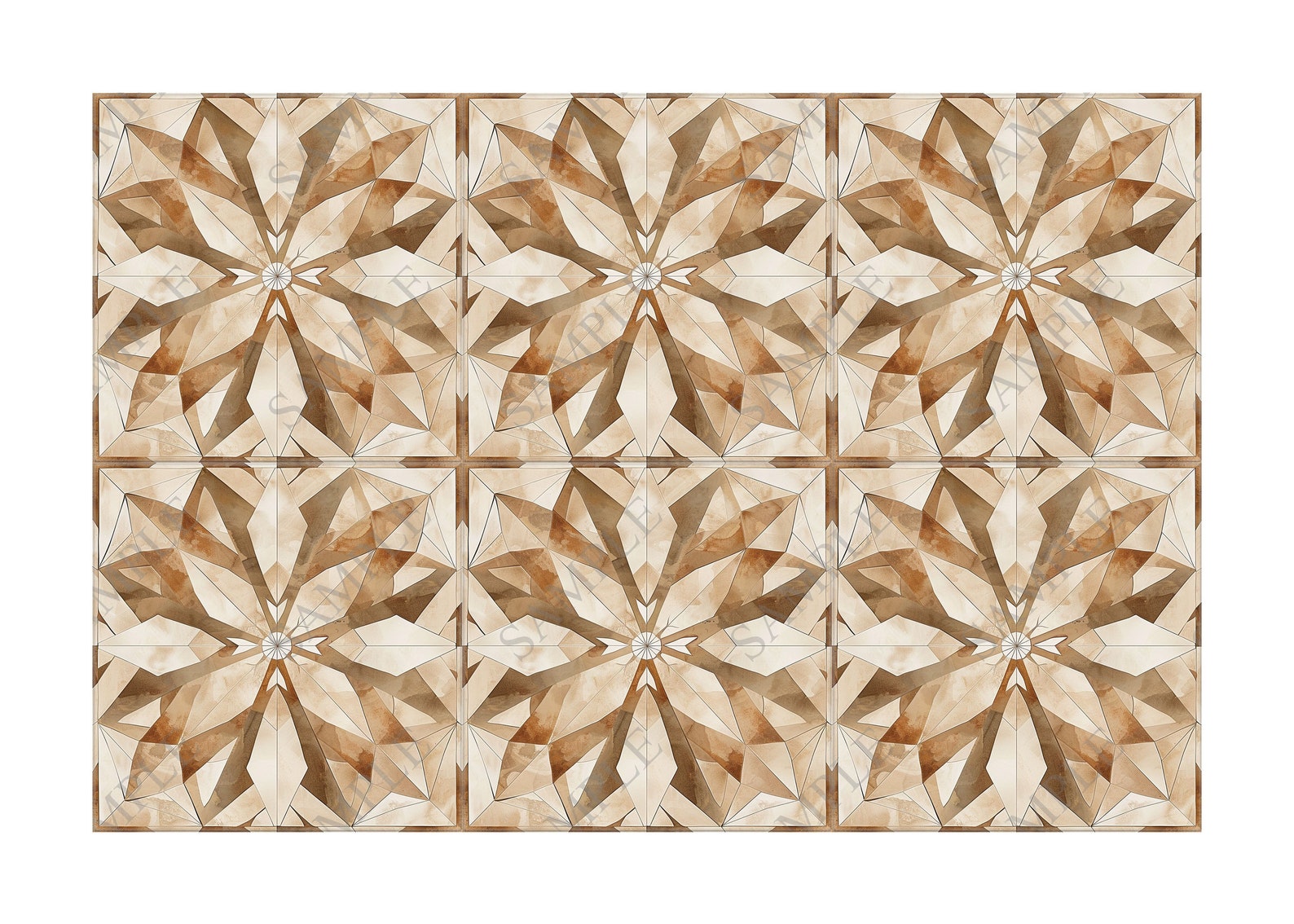 Brown Tan Cream Ceramic Tile Modern Design Kitchen Backsplash Tile ...
