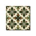 Green Rust Cream Backsplash Tile Vintage Moroccan Tile Design Kitchen ...